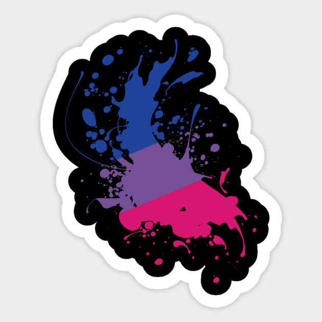 Bisexual Flag Pride Sticker Teepublic